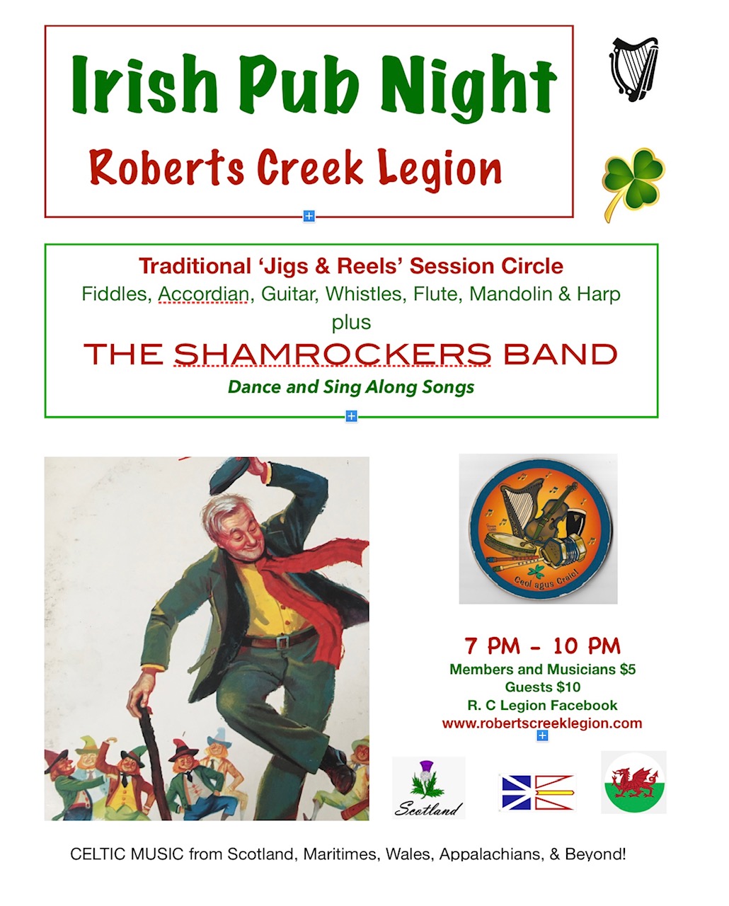 Irish Pub Night - 3rd Friday of the Month!-Upcoming Events